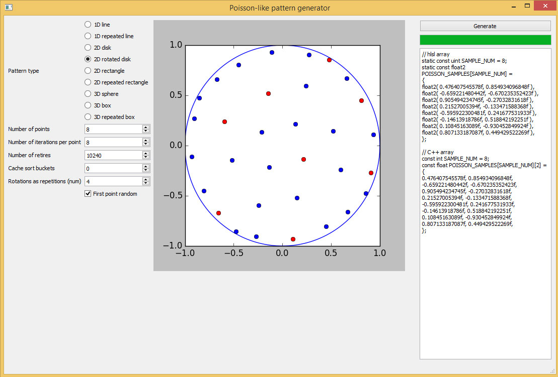 Updated Poisson-like generator with GUI and more | Bart Wronski